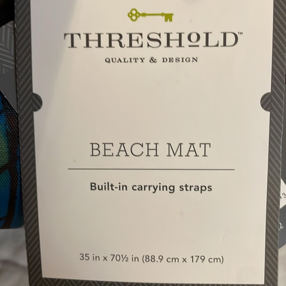 Threshold | Other | Threshold Beach Mat Built In Carrying Straps | Poshmark